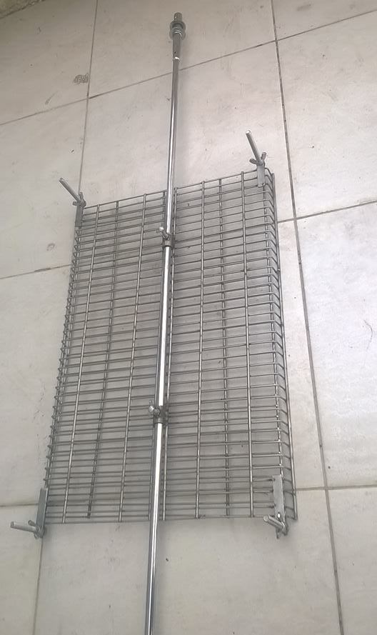 Σχάρα ψαριού INOX που προσαρμόζεται σε σούβλα - Viodiak